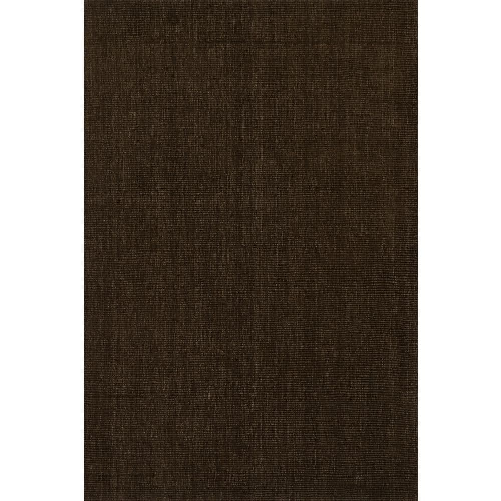 RUGS USA Nate Berkus x Rugs Crosby Solid Wool Cozy Brown 3 ft. x 5 ft ...