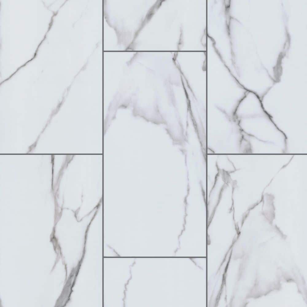 Lifeproof Osborne Marble 12 MIL x 12 in. W x 24 in. L Click Lock ...