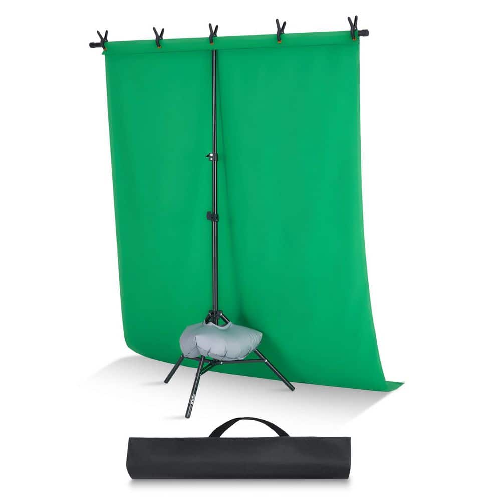 SVOPES 5 x 6.5 ft. Adjustable Backdrop Stand, Portable, Projector ...