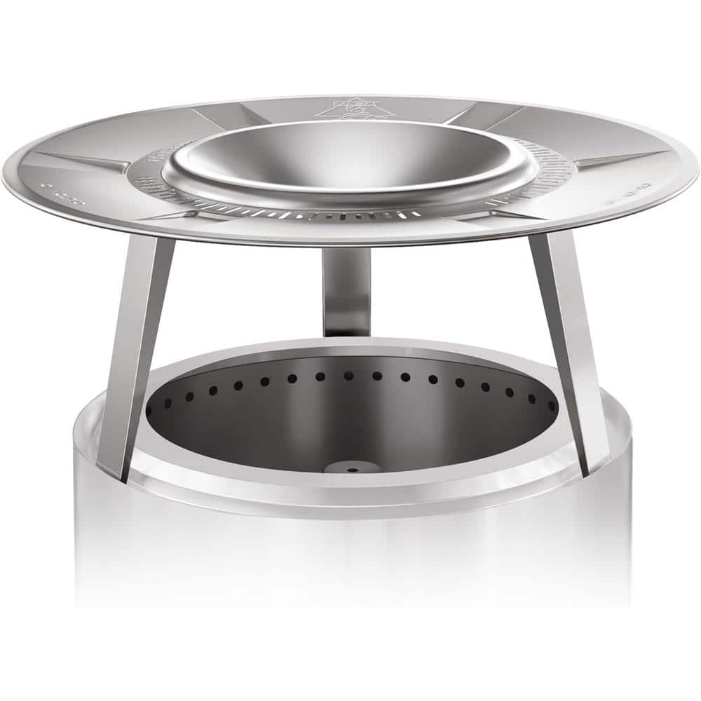 Mximu 19.5 in. Stainless Steel Fire Pit Heat Deflector for Solo Stove ...