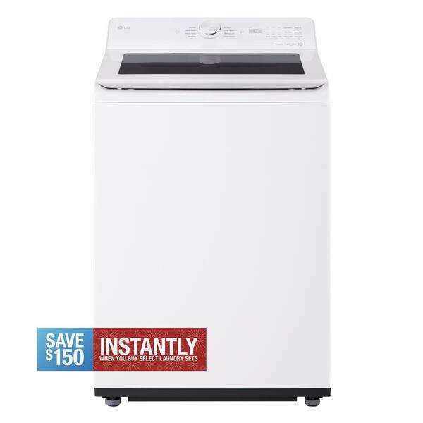 Reviews for LG 4.8 cu.ft. SMART Top Load Washer in Alpine White with 4 ...