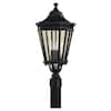 Generation Lighting Cotswold Lane 3-Light Black Outdoor Post OL5407BK ...