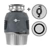 InSinkErator Evolution 1HP Garbage Disposal, EZ Connect Continuous Feed ...