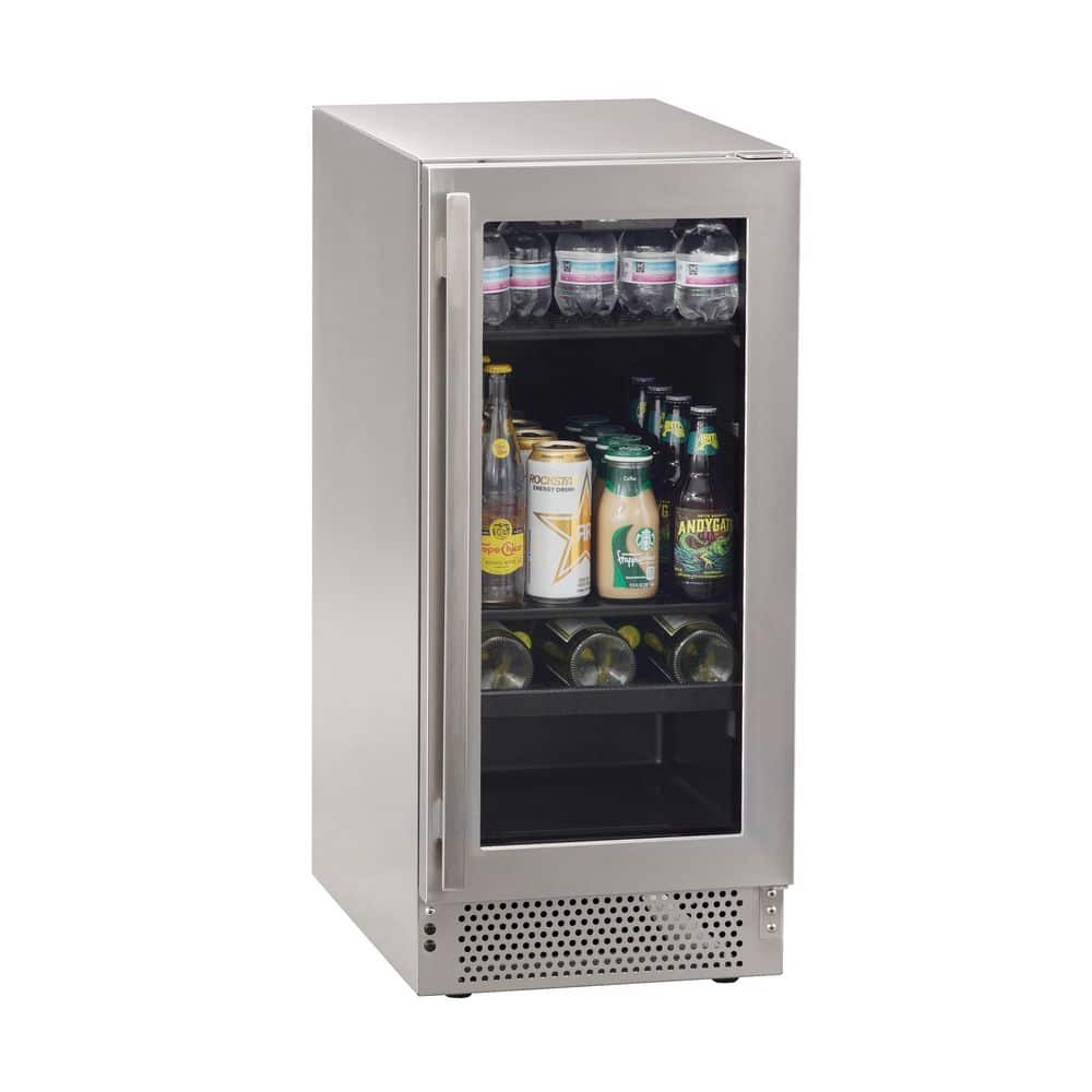 Marvel 15 in. Beverage Center 5 Wine Bottles Plus Can Capacity in ...