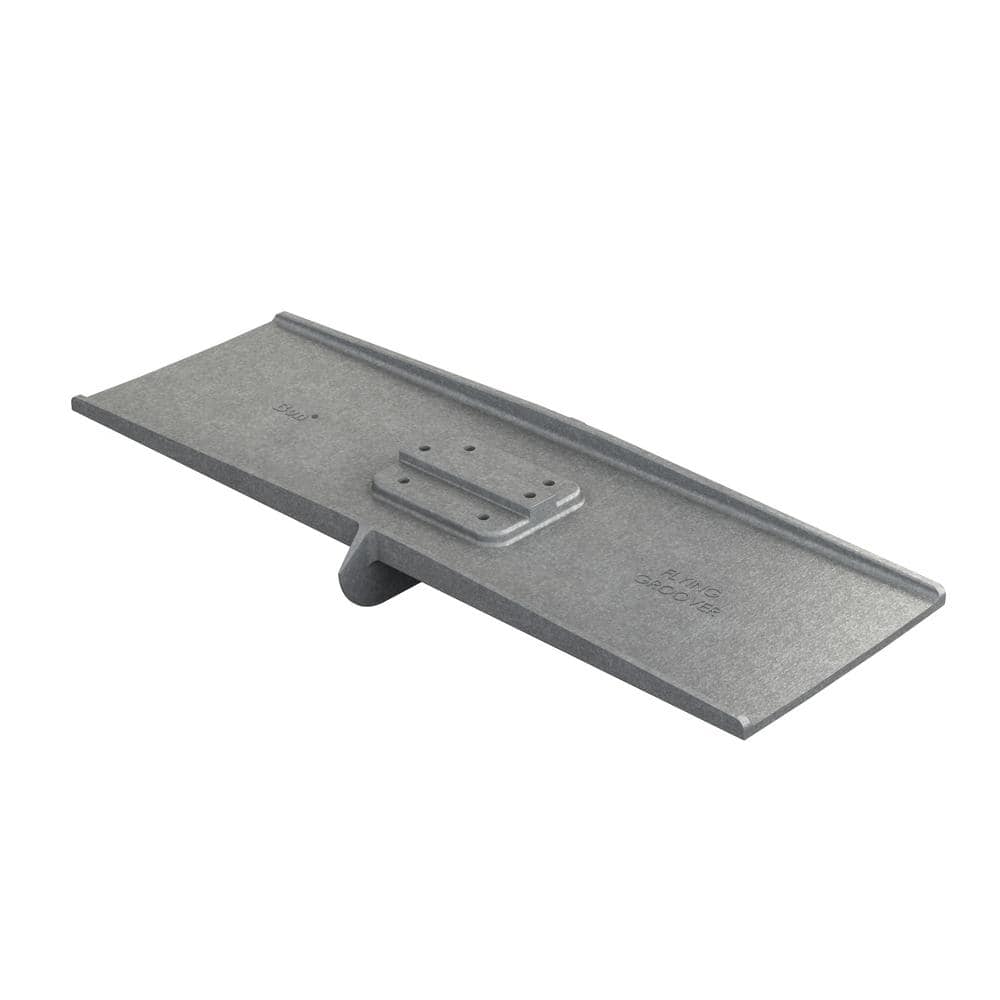 Bon Tool 24 in. x 8 in. Square End Aluminum Flying Groover 5/8 in. x 1 ...