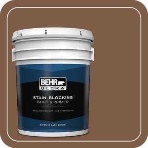 BEHR PREMIUM PLUS 1 qt. #BXC-65 Outback Brown Hi-Gloss Enamel Interior ...