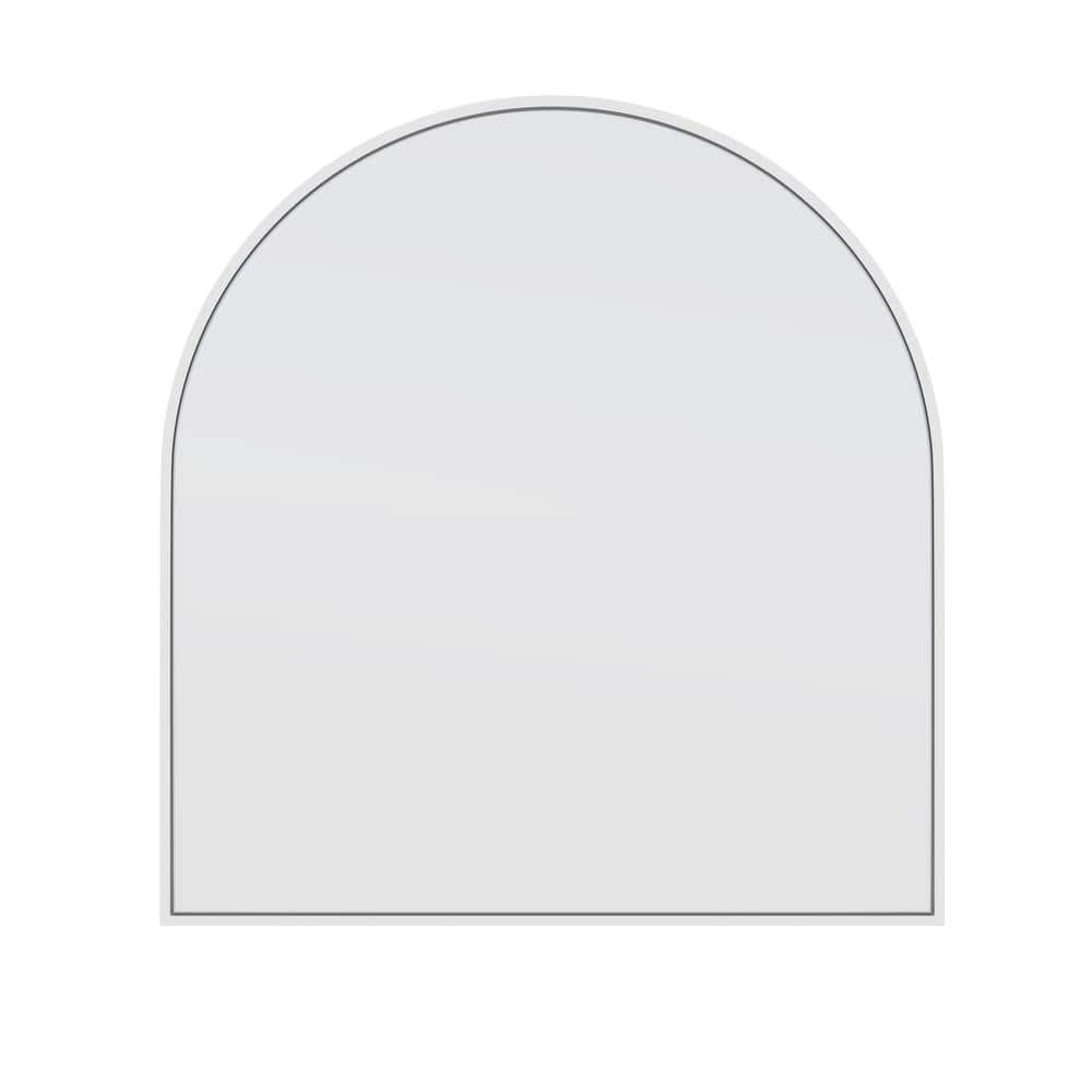 Glass Warehouse 30 in. W x 32 in. H Framed Arched Anti-Fog Bathroom ...