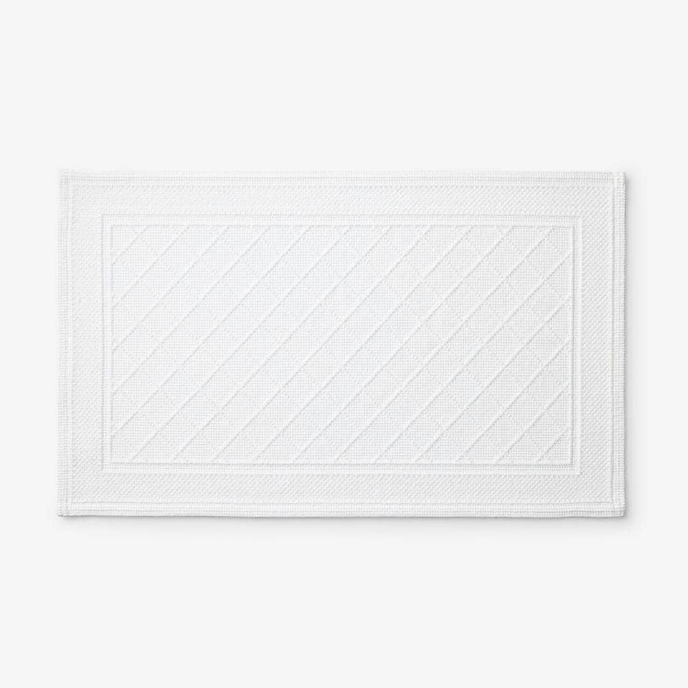 The Company Store Legends Luxury Diamond Flatwoven Bath Mat 21 in. x 34 ...