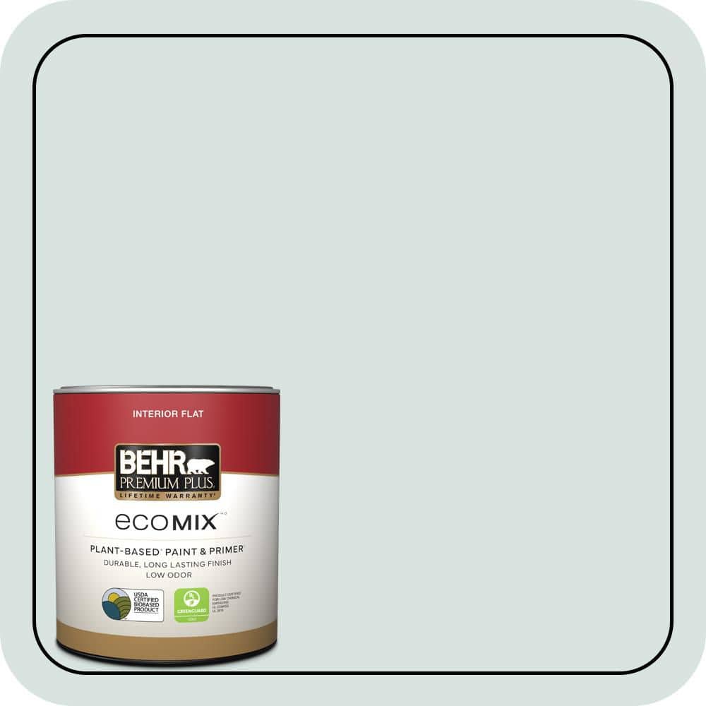 BEHR PREMIUM PLUS 1 qt. #730E-2 Sparkling Spring Flat EcoMix Plant ...
