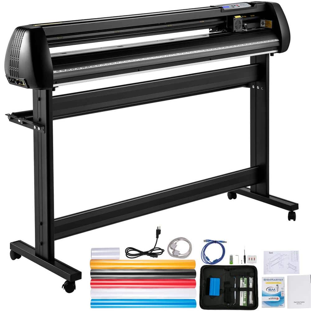 SVOPES 53 in. Vinyl Cutter Plotter with Stand, Adjustable Speed for ...