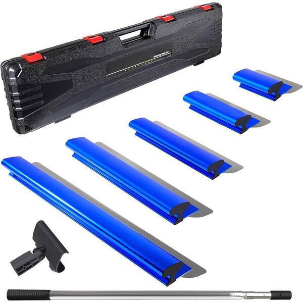 KIWDZFU Skimming Blade Set Stainless Steel with Extension Handle 7,10 ...