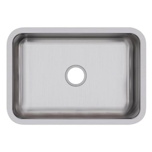Elkay Dayton Undermount Stainless Steel 27 in. Single Bowl Kitchen Sink ...