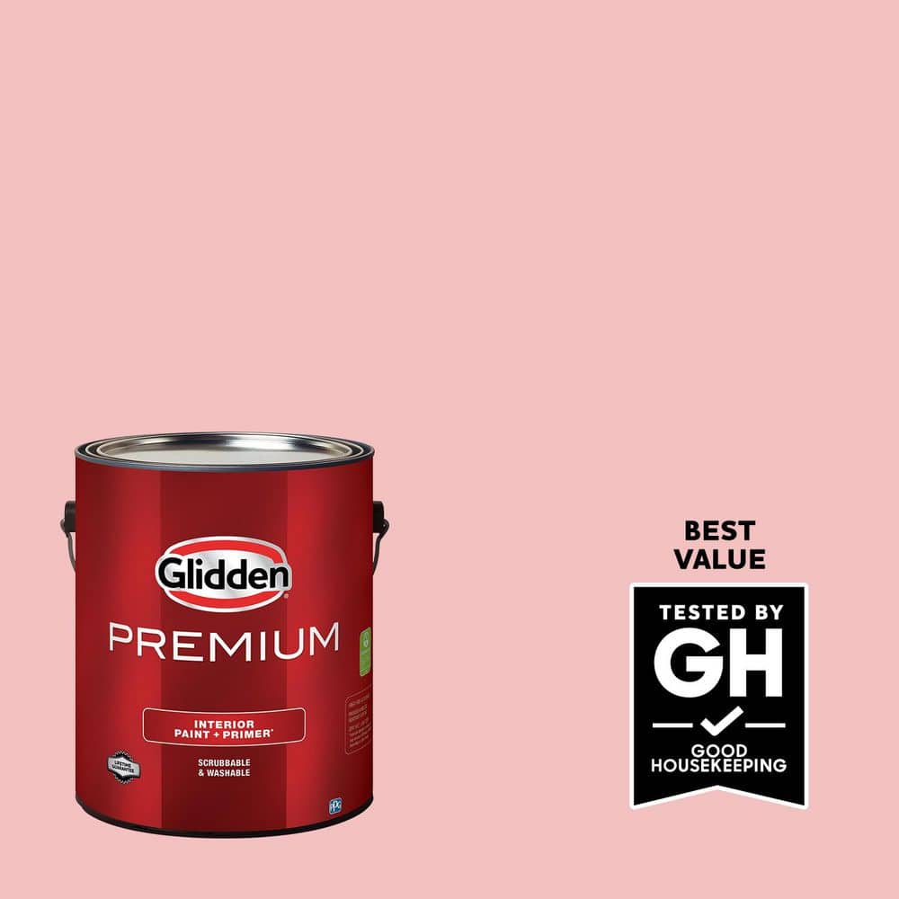 Glidden Premium 1 gal. PPG1187-3 Silver Strawberry Eggshell Interior ...