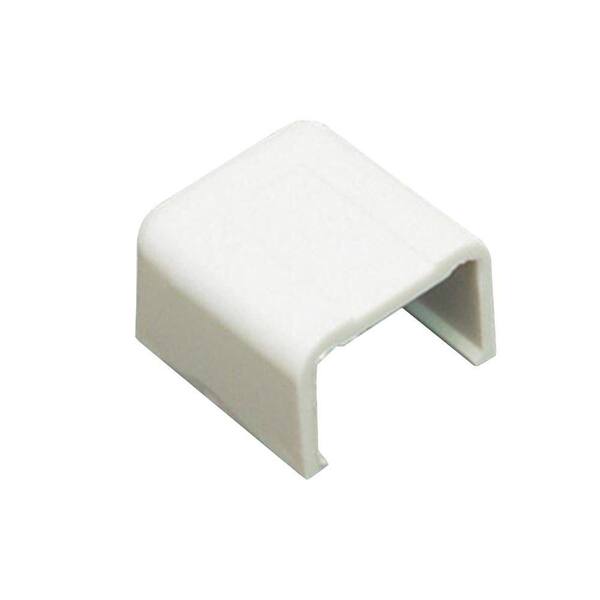 ICC 1-1/4 in. End Cap - Ivory (10-Pack) ICC-ICRW12ECIV