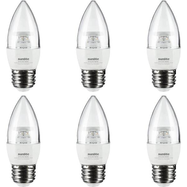 Sunlite 60-Watt Equivalent B13 Dimmable Medium E26 LED Light Bulbs ... Sunlite 60-Watt Equivalent B13 Dimmable Medium E26 LED Light Bulbs ...