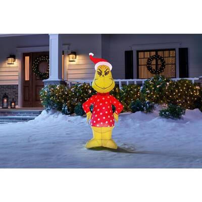 The Grinch - Christmas Inflatables - Outdoor Christmas Decorations ...