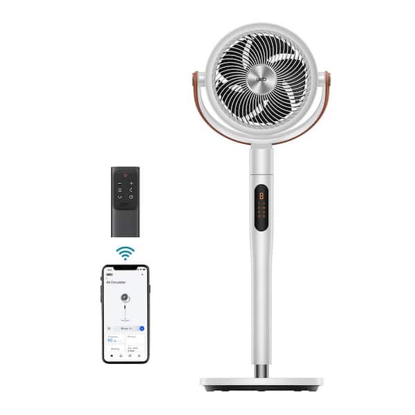 DREO Pedestal Fan with Remote, 43'' Quiet Standing Fan for Home Bedroom ...