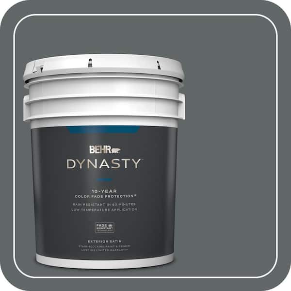 BEHR DYNASTY 5 gal. #N450-6 Binary Star Satin Enamel Exterior Stain ...