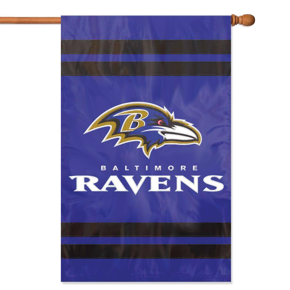 Reviews for Party Animal, Inc. Baltimore Ravens Applique Banner Flag ...