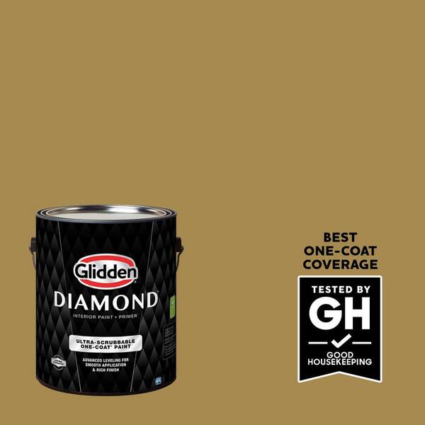 Glidden Diamond 1 gal. PPG1105-7 Graceful Gazelle Satin Interior Paint ...