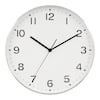 Equity by La Crosse 13 in. Brushed Metal Analog Quartz Wall Clock 46021 ...