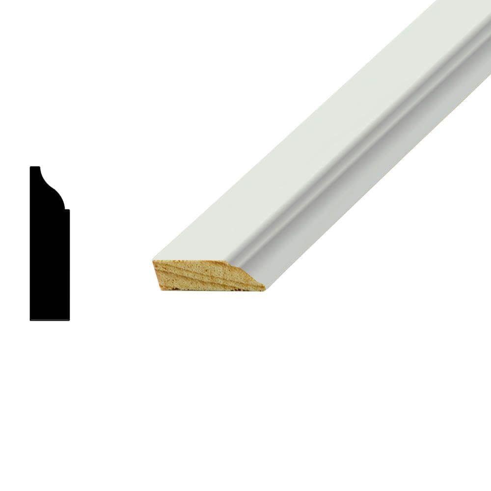 Woodgrain Millwork WM 946 3/8 in. x 1-3/8 in. Primed Finger-Jointed ...