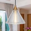 Uolfin Modern Kitchen Island Pendant Light Eicy 1-Light Black & Gold ...