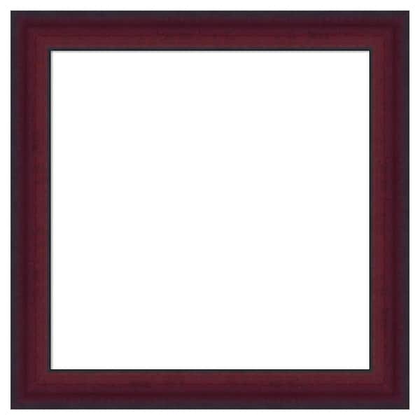Amanti Art Canterbury Cherry 29 in. x 29 in. Wood Framed Dry Erase ...