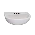 Barclay Products Compact 15 in. Wall-Mounted Bathroom Sink in White 4R-531WH - The Home Depot
