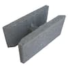 8 in. x 8 in. x 16 in. Grey LCC Tongue and Groove Concrete Block ...