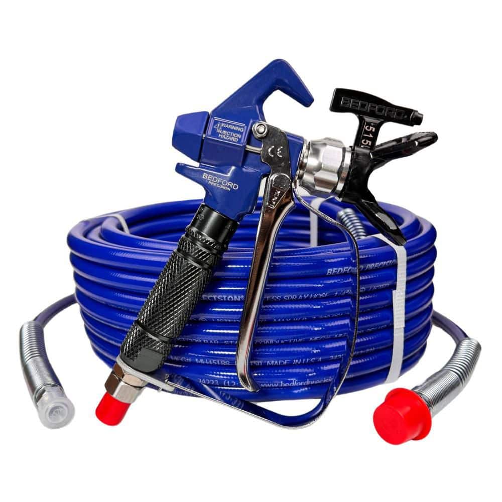 BEDFORD BP3600 Airless Paint Spray Gun Kit with 50 ft. x 1/4 in ...