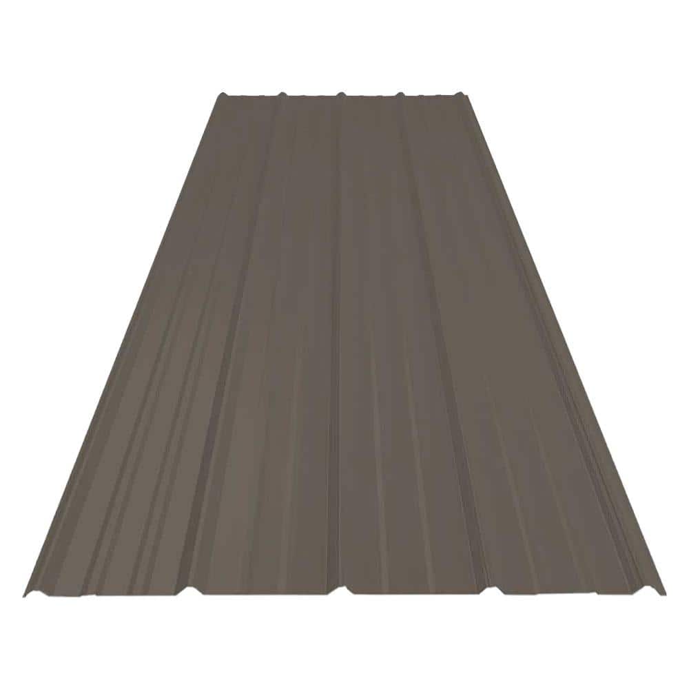 Gibraltar Building Products 8 ft. SM-Rib Galvalume Steel 29-Gauge Roof ...