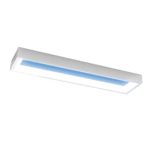 Feit Electric 1 ft. x 2 ft. Vista Artificial Skylight White Integrated ...