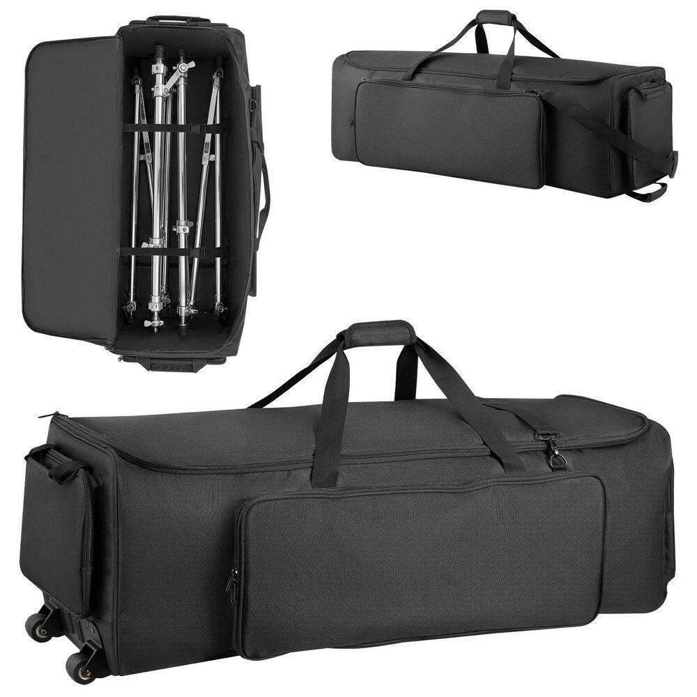 SVOPES Durable Drum Hardware Bag with Wheel, Black. 1680D Material ...