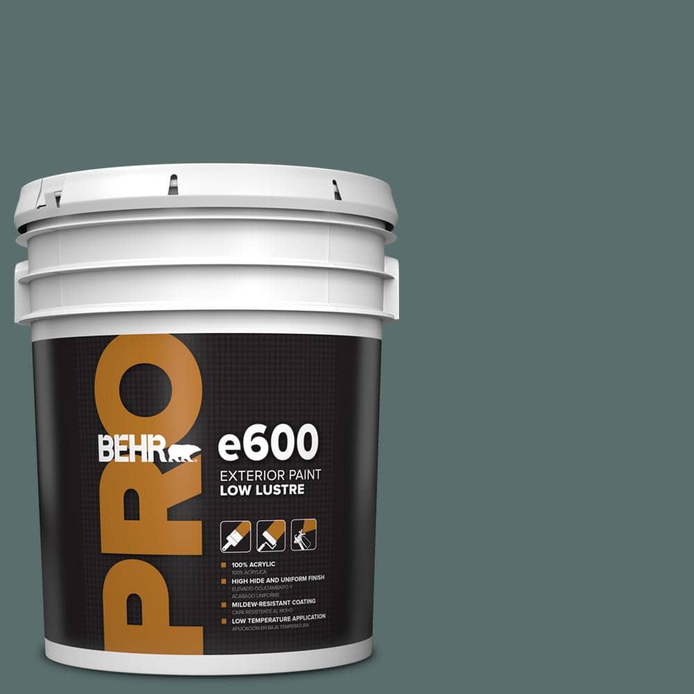 BEHR PRO 5 gal. #490F-6 Agave Frond Low Luster Exterior Paint PR62305 ...