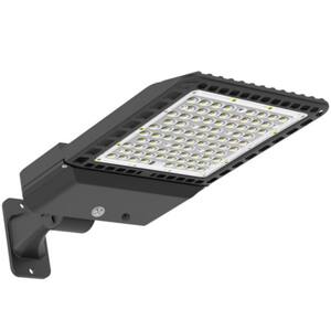 Lithonia Lighting OLAL2 Gray Outdoor Integrated LED 4000K Area Light with Dusk to Dawn Photocell ...