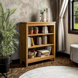 Camaflexi Shaker Style Mocha 48 in. Tall Solid Wood Bookcase SHK422 ...