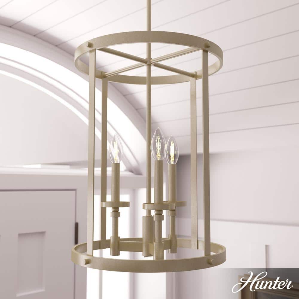 Hunter Briargrove 3-Light Modern Brass Island Chandelier 19697 - The ...