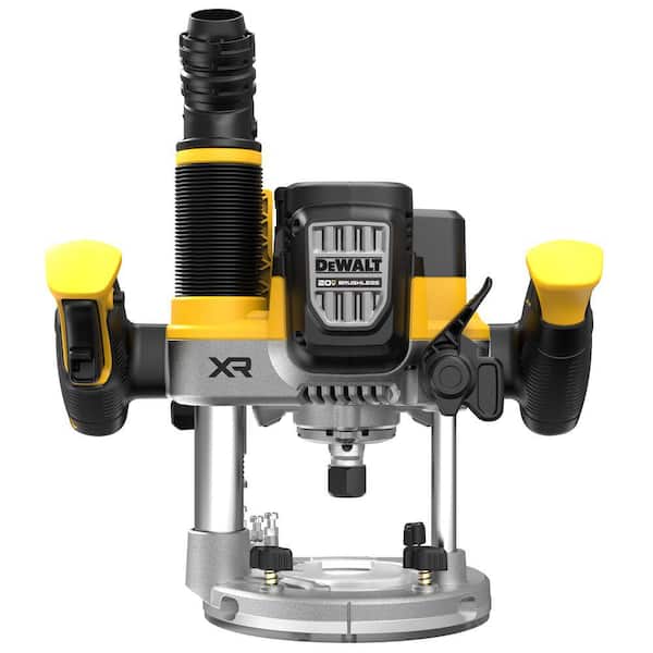 DEWALT 20V MAX XR 2-1/4 Peak HP Brushless Cordless Plunge Router (Tool ...