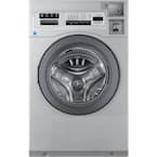 Crossover Commercial Laundry 27 in. 3.5 cu. ft. Grey Front Load Washing ...