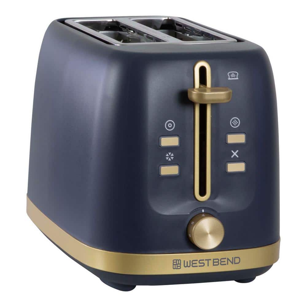 West Bend Timeless 750W 2 Slice Slate Blue Toaster TTWB2SSB13 - The ...