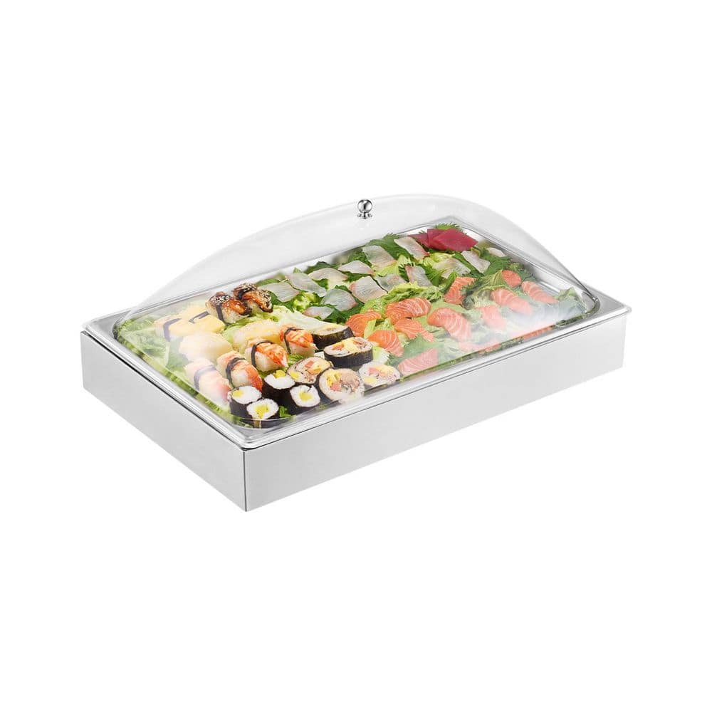 VEVOR Countertop Food Serving Display Container 1x1 Pan Stainless Steel ...