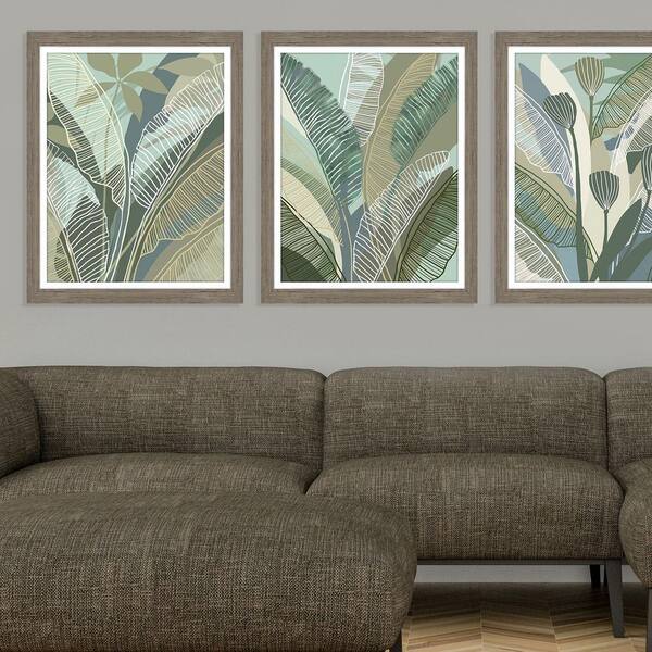 Paragon Tropical Botanical by Kouta 1 Piece Framed 1 Piece Nature Art ...