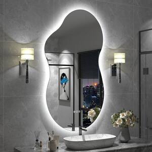 Apmir 20 in.W x 32 in.H Novelty Frameless UL Certified Front & Back LED ...