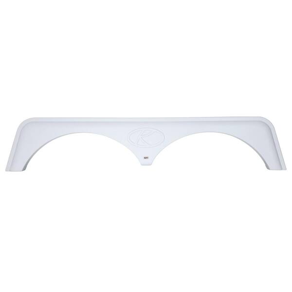 ICON Tandem Axle Fender Skirt FS4458 for Keystone-Polar White 14458 ...