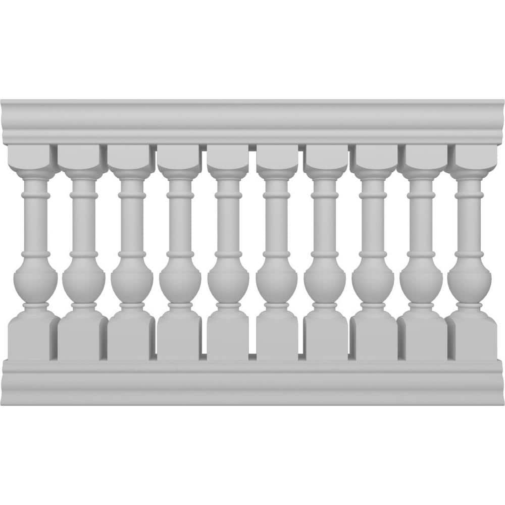 Ekena Millwork Fiberthane York Balustrade 60 in. L x 40 in. H ...