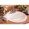 Bootz Industries Laurel Round Drop-In Bathroom Sink in White 021-2435 ...