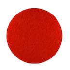 DIABLO 17 in. Non-Woven Red Buffer Pad (5-Pack) DCR170REDM01G005 - The ...