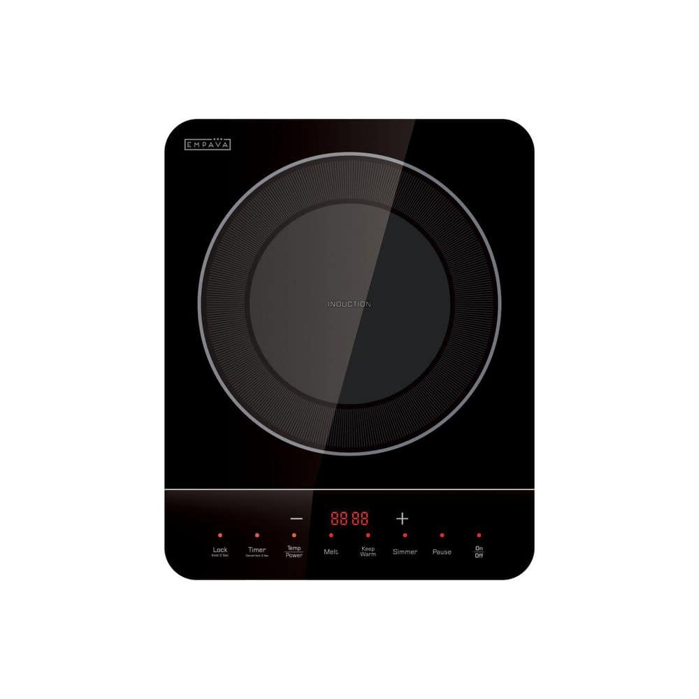 Empava 11 in. Portable Single Heating Element, Induction Cooktop 1800W ...