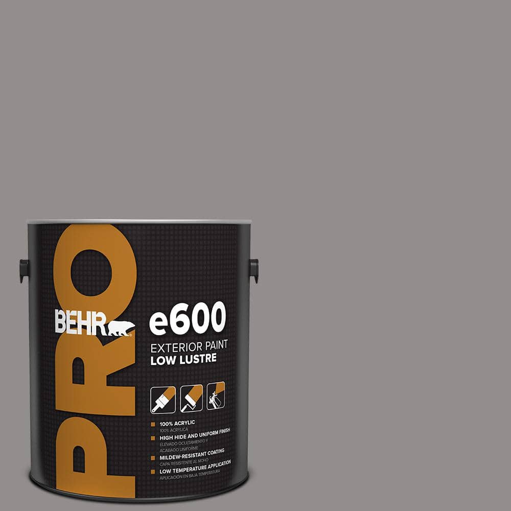 BEHR PRO 1 gal. #PPU16-14 Plum Smoke Low Luster Exterior Paint PR62301 ...